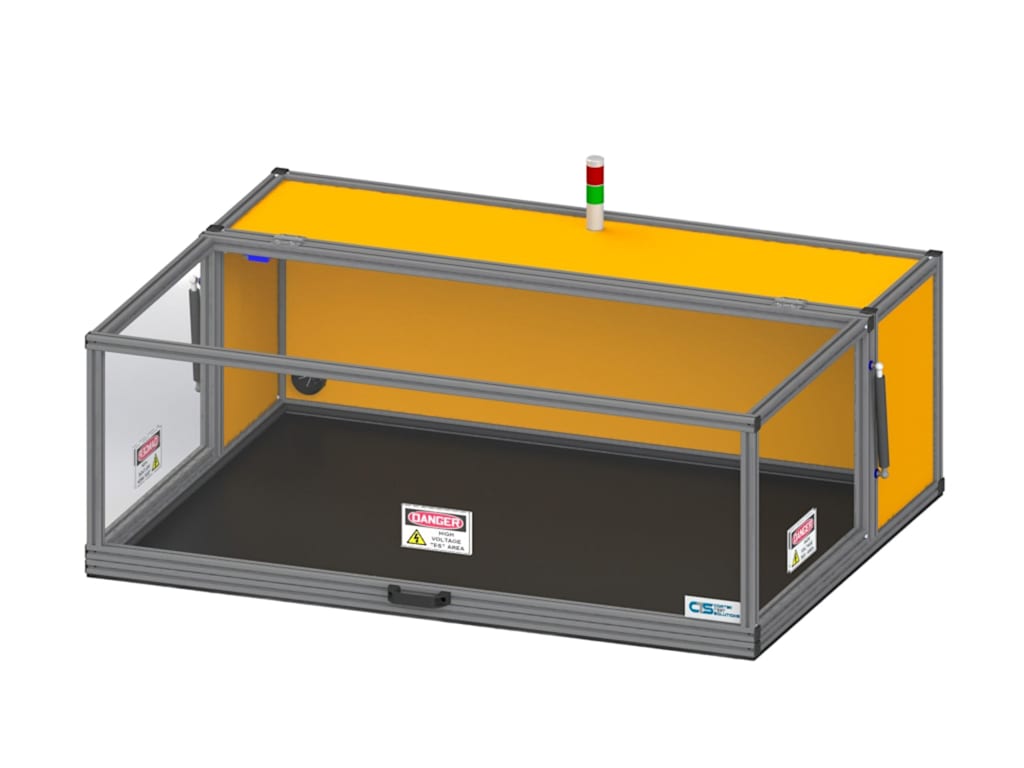 Cortek SE-4836 Safety Enclosure, Hipot Electrical, Benchtop, 36" W x 24 ...