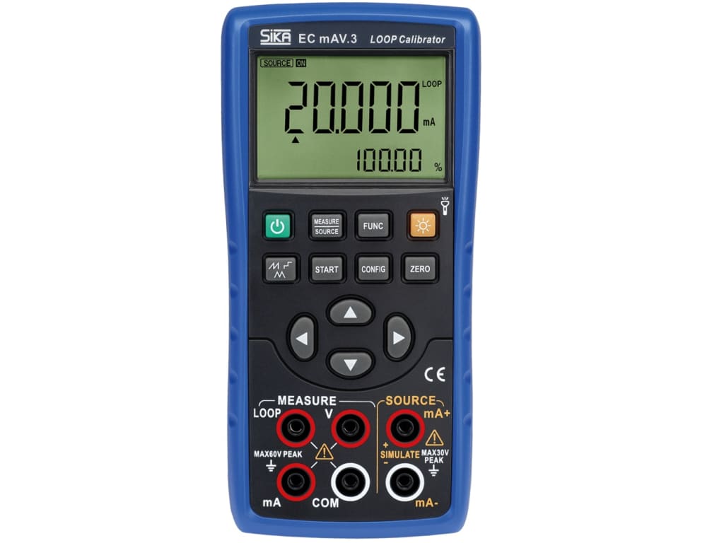 Sika EC mAV.3 - Mono Process Calibrator (Current and Voltage Signals ...