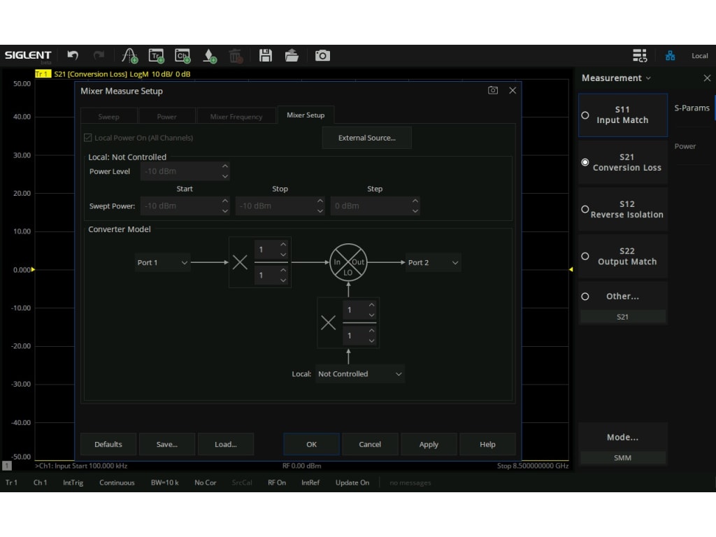 Siglent SNA6000-SMM - Scalar Mixer Measurement Option for SNA6000A | TEquipment