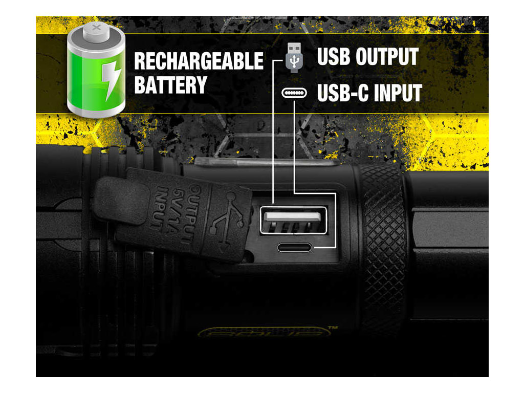 Jonard SOL-F1 - Flashlight, Tactical, Rechargeable, 1500 lm, IPX4 ...