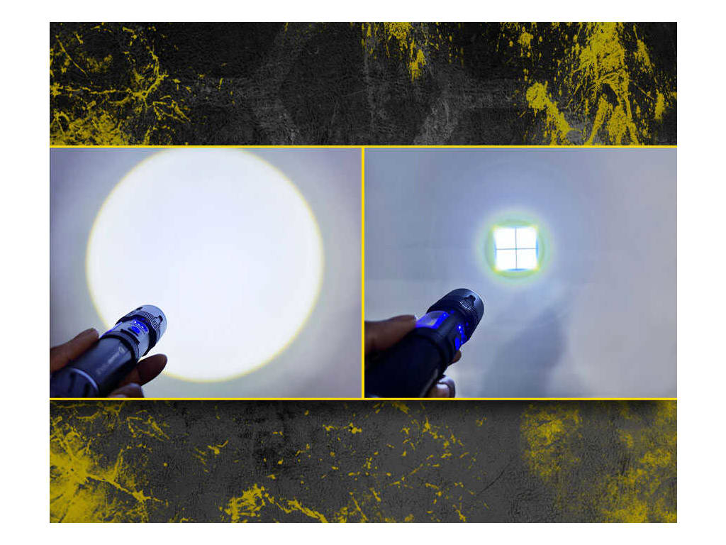 Jonard SOL-F1 - Flashlight, Tactical, Rechargeable, 1500 lm, IPX4 ...