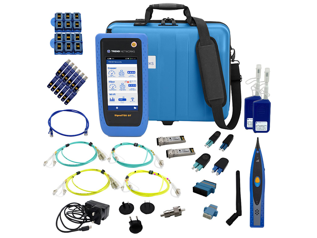 TREND Networks STQT-PRO-KIT-3Y - SignalTEK QT Pro Copper & Fiber ...