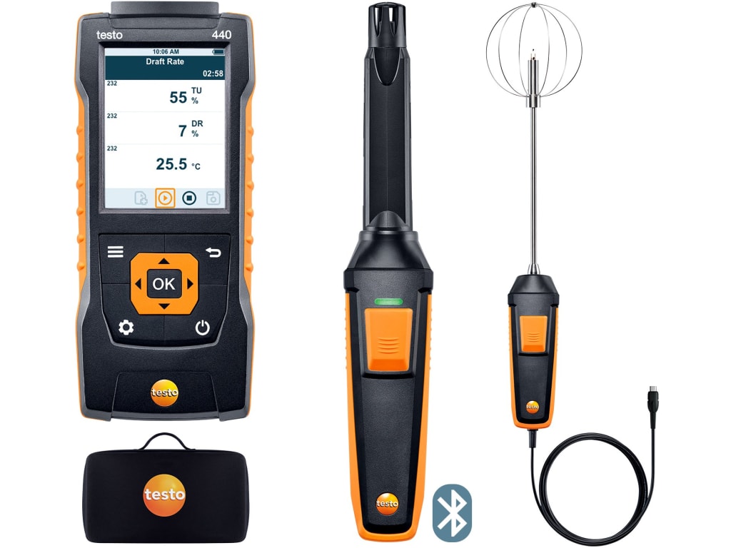 Testo 440 Indoor Comfort Kit with Bluetooth | TEquipment