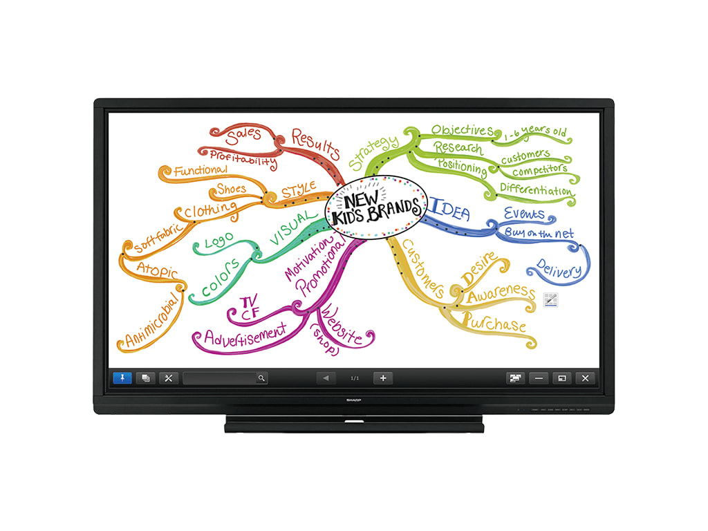 Sharp PNC705BPKG1 70-inch AQUOS BOARD Interactive Display System with ...