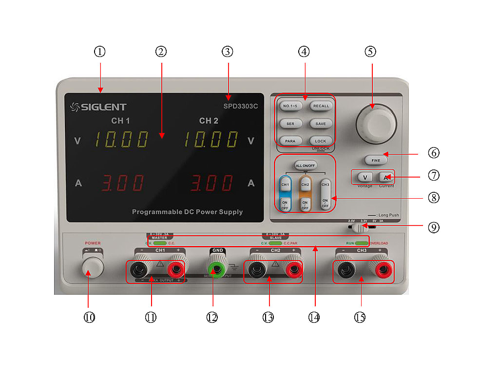 Siglent SPD3303C Programmable Linear DC Power Supply | TEquipment