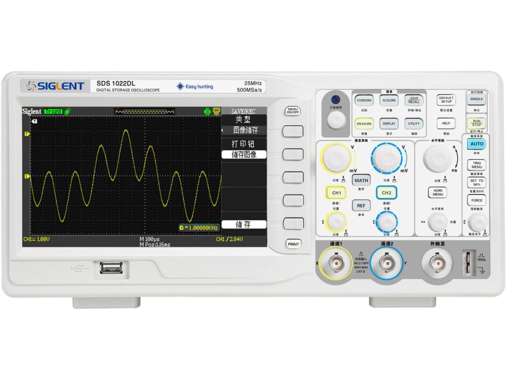 Siglent SDS1022DL Digital Storage Oscilloscope | TEquipment