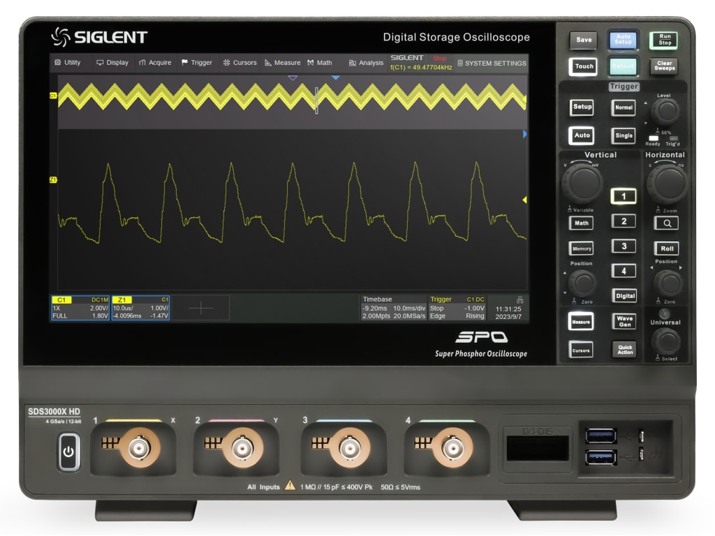 Digital Oscilloscope Siglent SDS814X HD Oscilloscope - 4-Channel ...