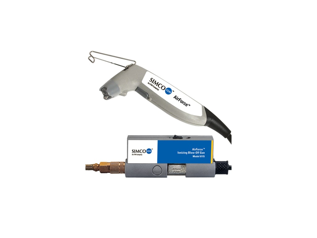 Simco-Ion 6115 AirForce Ionizing Blow-off Gun w/8ft Hose & 120VAC Power ...