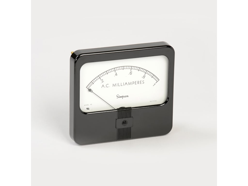 Simpson 35150 - Rectangular Frequency Analog Panel Meter, Model 89, 4-1 ...