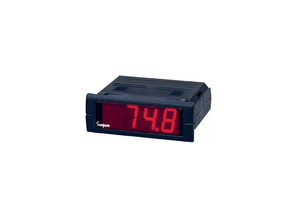 Simpson M2400930C Panel Meter Simpson 4 LED, 85-250VAC, RTD PT100 C ...