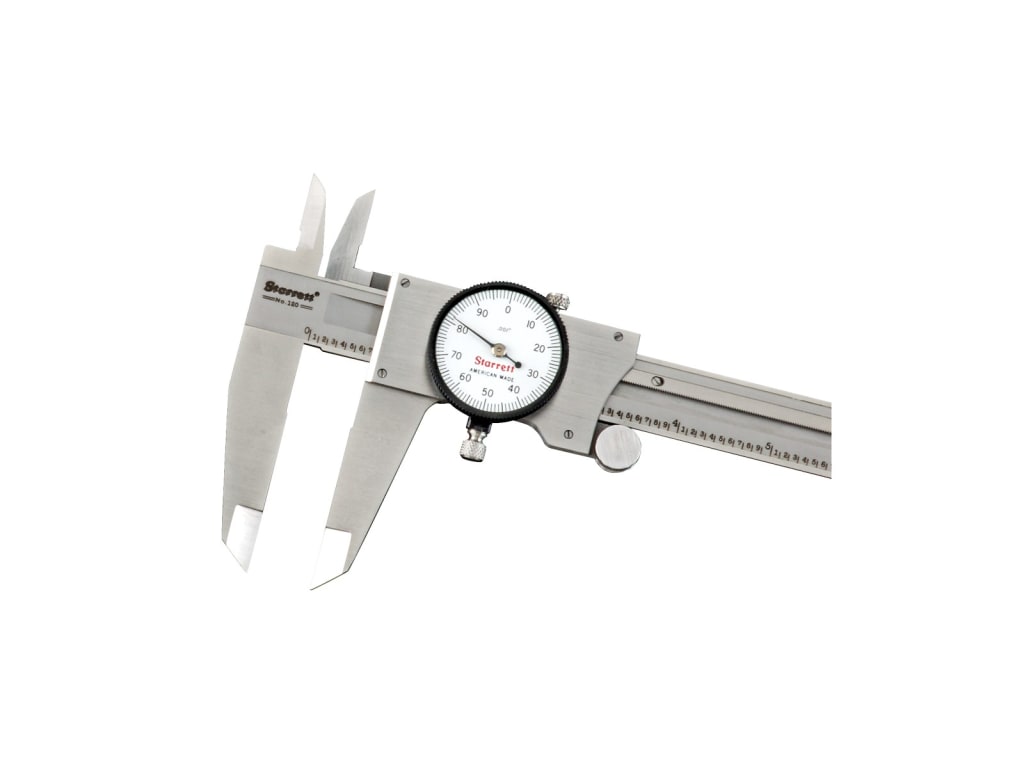 Starrett 120Z-12 - Dial Slide Caliper, Stainless Steel, 0-12" Range ...