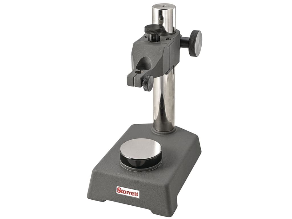 Starrett 3671 - Indicator Stand with Round Flat Anvil | TEquipment