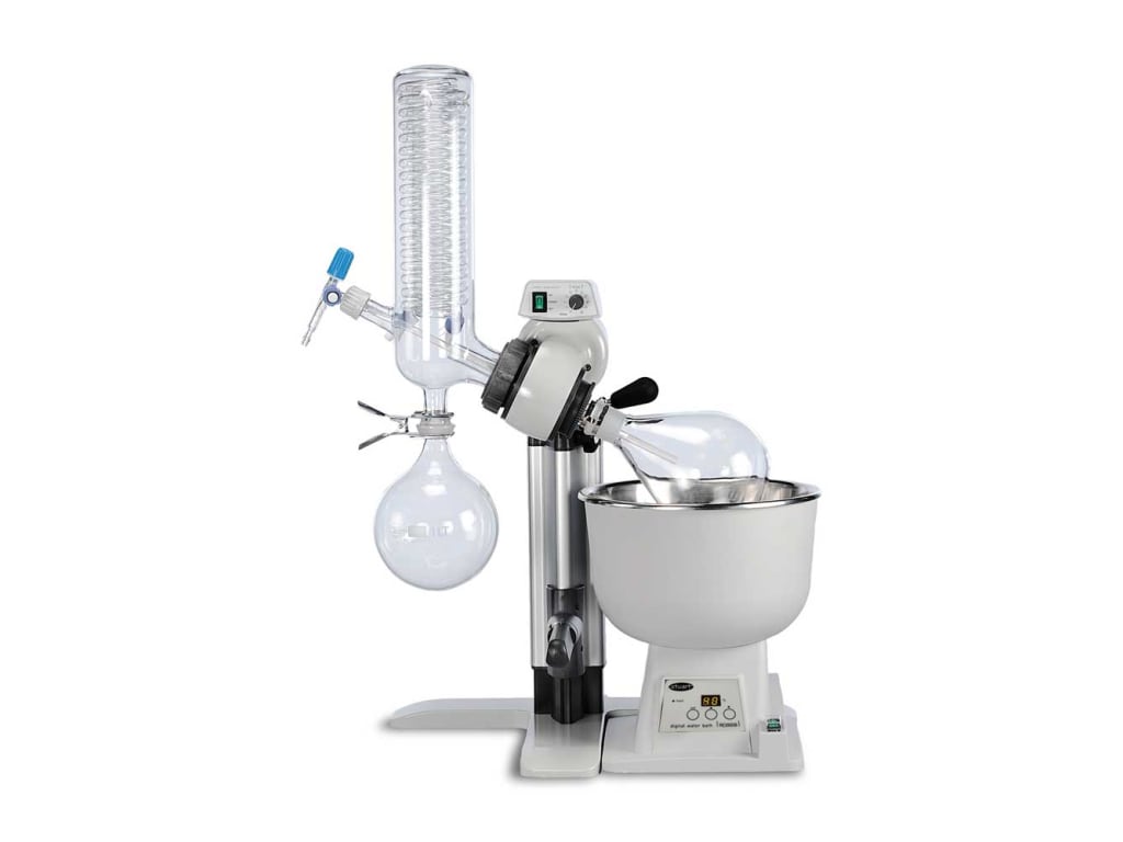 Stuart RE301 Vertical Condensor Rotary Evaporator complete with glass ...