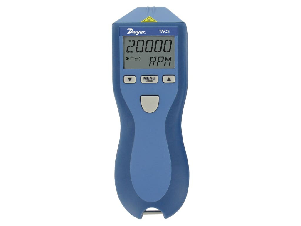 Dwyer TAC3 Pocket Tachometer, Multi-Function, NIST Certified | TEquipment