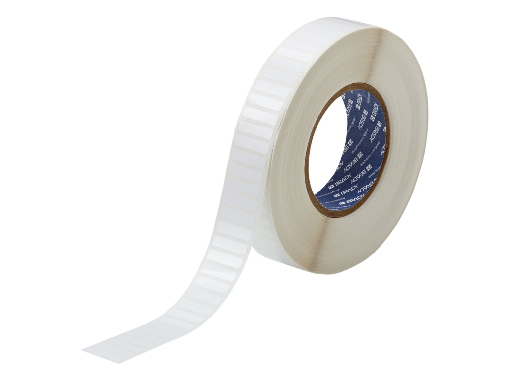 Brady THT-103-473-10 - Circuit Board Labels, Polyester, ESD, White, Gloss, 0.25"H X 1"W, 10000 ...