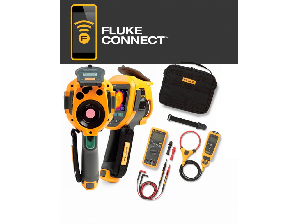 Fluke TI300/FCA TI300 IR Cam with DMM A3001 FC iFlex Kit, 60Hz | TEquipment
