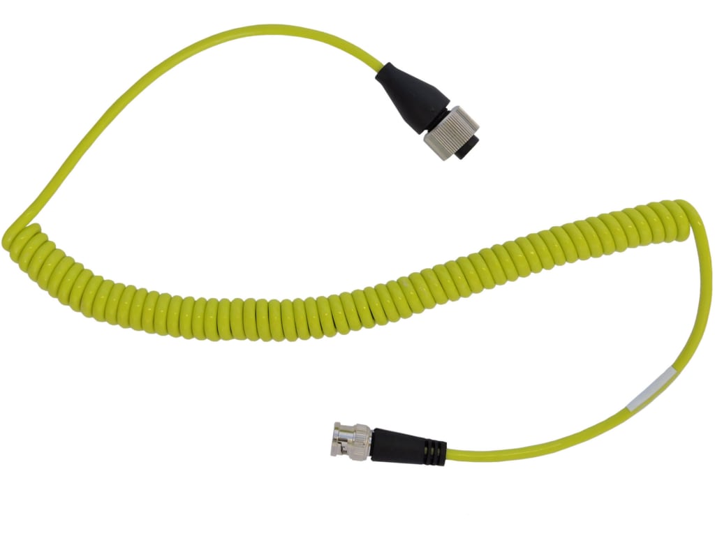 TPI A9013 - BNC to 2-Pin Curly Cable for use with A9014 Accelerometer ...