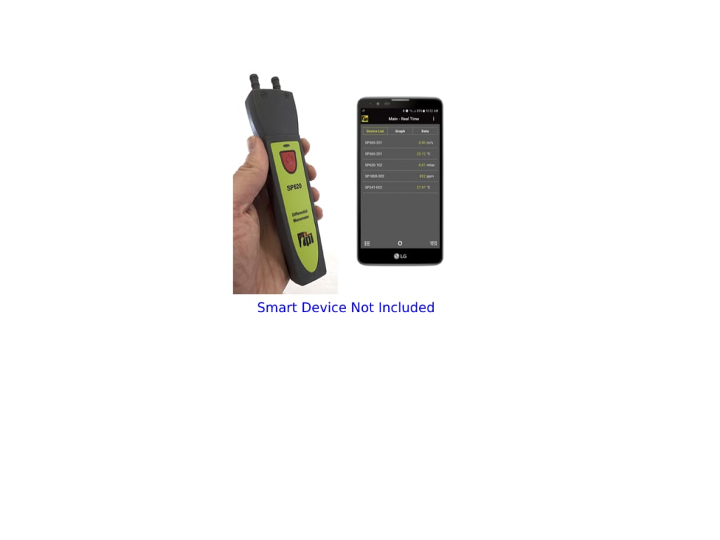 TPI SPC4 - Air Velocity, Pressure, and Temperature Kit (SP555 Smart ...