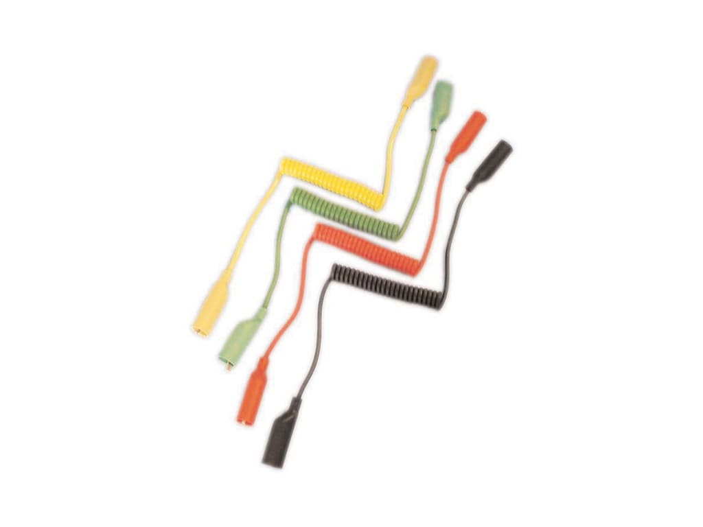 TPI TLS2011 Jumper Leads, 4 Color Coiled | TEquipment