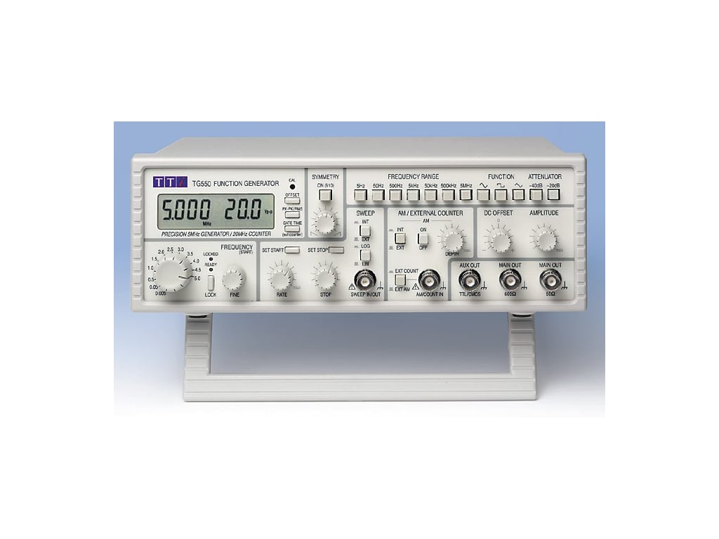 TTi TG550 - 5MHz Function Generator with Sweep | TEquipment TTi TG550 - 5MHz Function Generator with Sweep | TEquipment