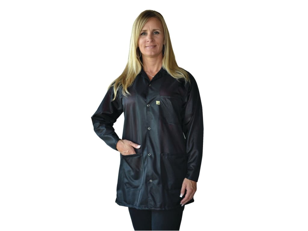 Tech Wear LOJ-93-XXL - Lab Jacketw/Lapel-style collar, ESD-Safe, OFX ...