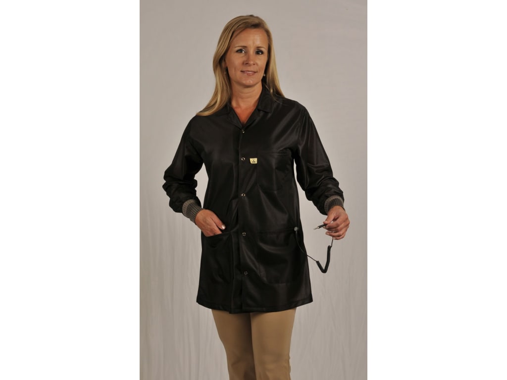 Tech Wear LOJ-93C-XXXL - Lab Jacket w/Cuffs, ESD Safe, Lapel-Style ...