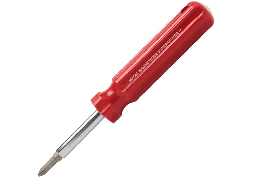 Techni-Pro 758SC7601 - Slotted/Phillips Screwdriver, 4-In-1 Magnetic ...