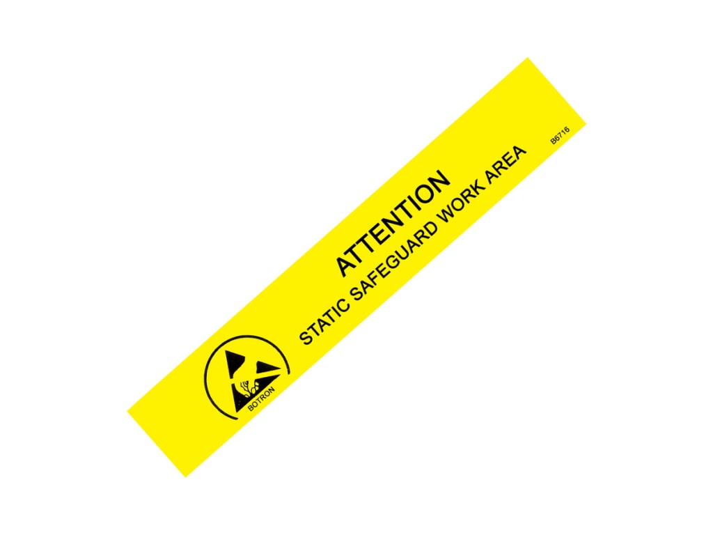 Techni-Pro 758ST674 - Awareness Bench Sign, 1"x6", 10/Package | TEquipment