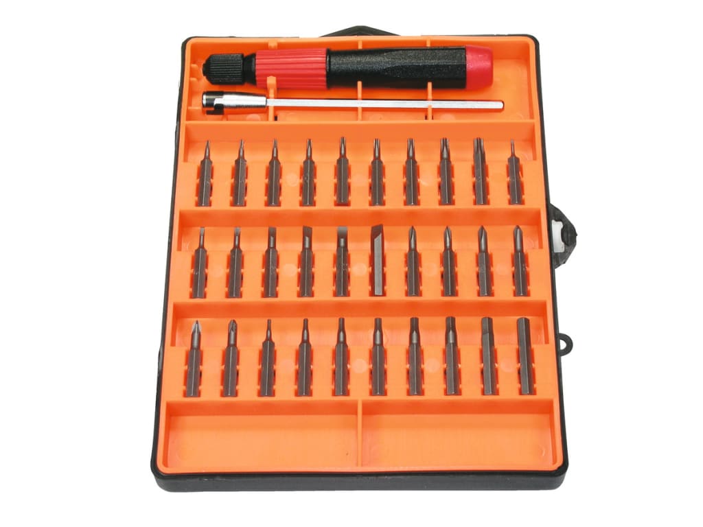 Techni-Pro 758TT676 - 30 in 1 Precision Screwdriver Set, 5 to 7-1/2 ...