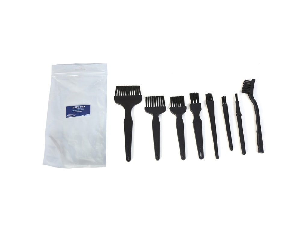 Techni-Pro TNP100080SET - Brush Set, Anti-Static, ESD-Safe, 8 Pcs ...