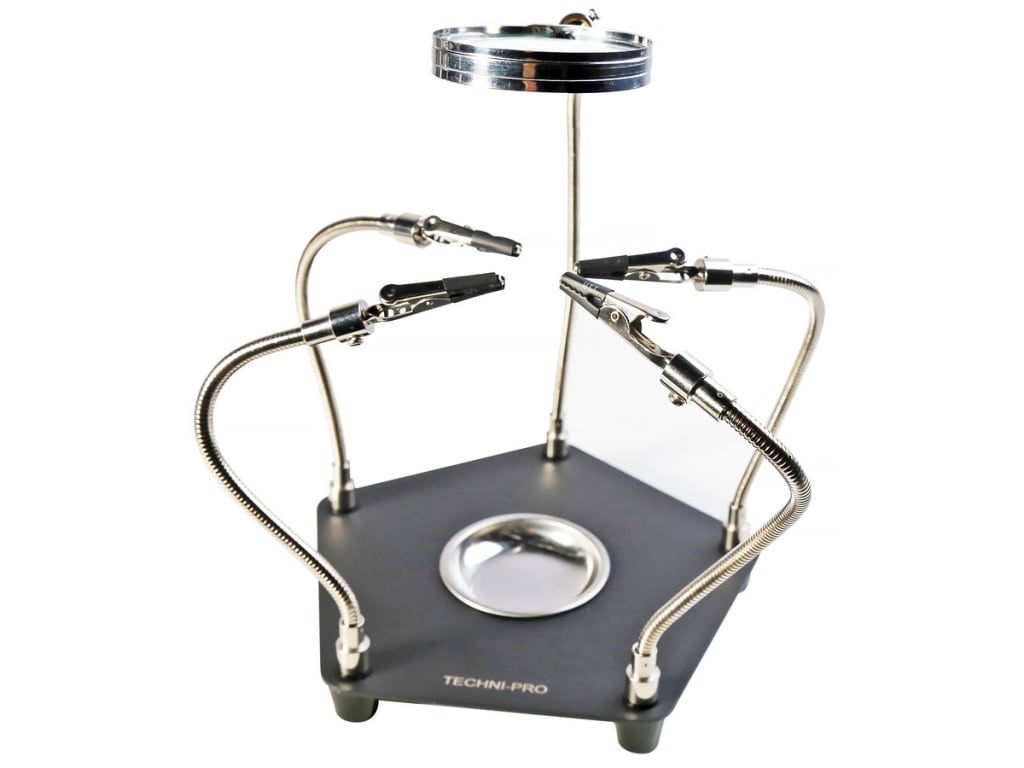 Techni-Pro TNP100193EA - Circuit Board Holder w/Magnifying Glass ...