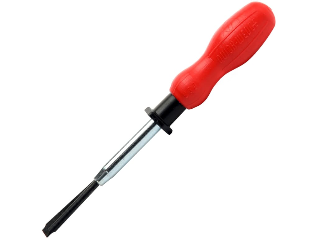 Techni-Pro 758SC301 - Screwdriver, Screw-Holding, 1/8" Tip, 3" Blade, 0 ...