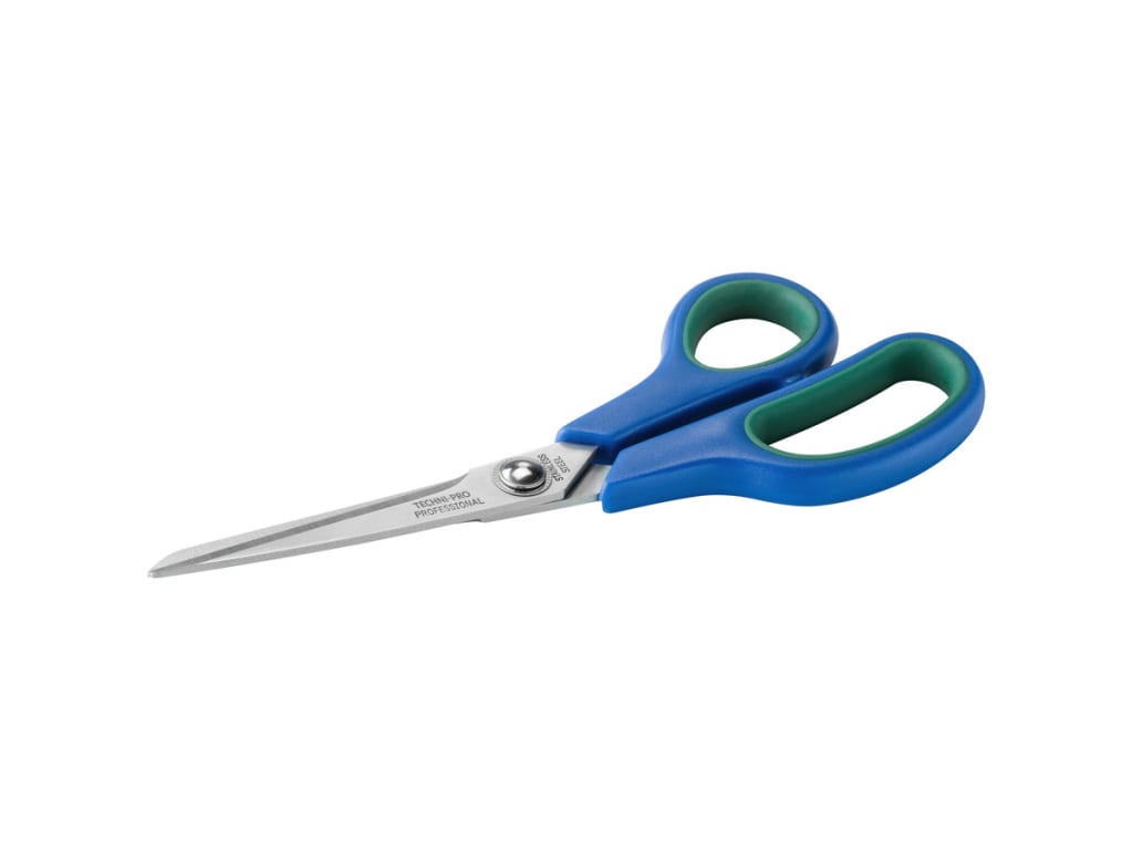 Techni-Pro TNP335MT75GBH - Scissors, Straight, Stainless, PP/TPR ...