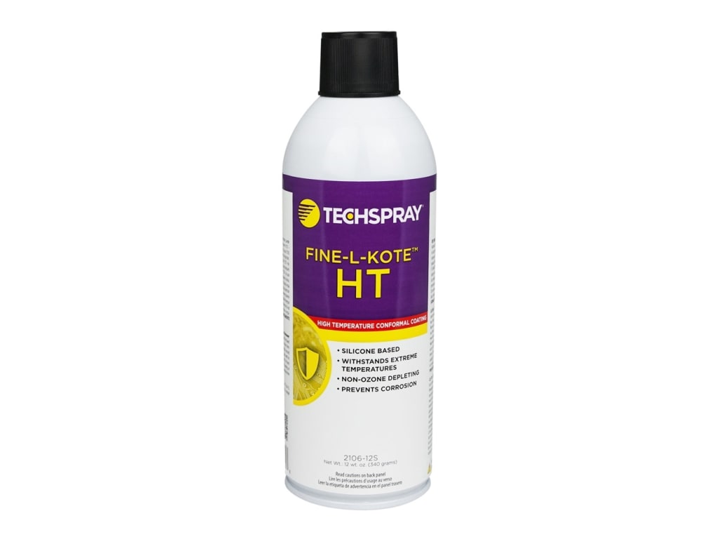 Techspray 2106-12S - Conformal Coating Fine-L-Kote HT, 12 oz Aerosol ...