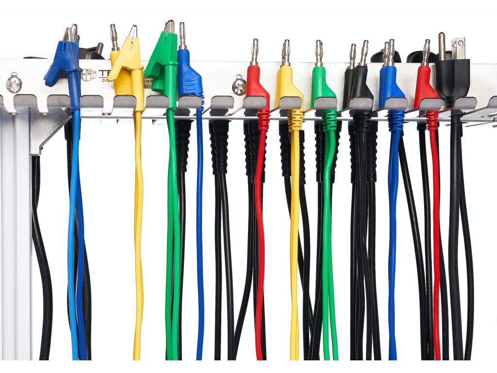 TekBox TBCH2 - Wall Mount Cable Holders | TEquipment