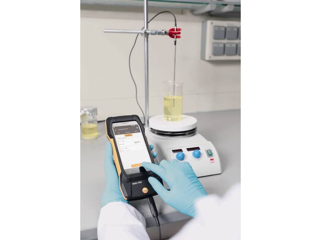 Testo 0618 7072 Laboratory probe, glass-coated, Pt100(resistant to ...