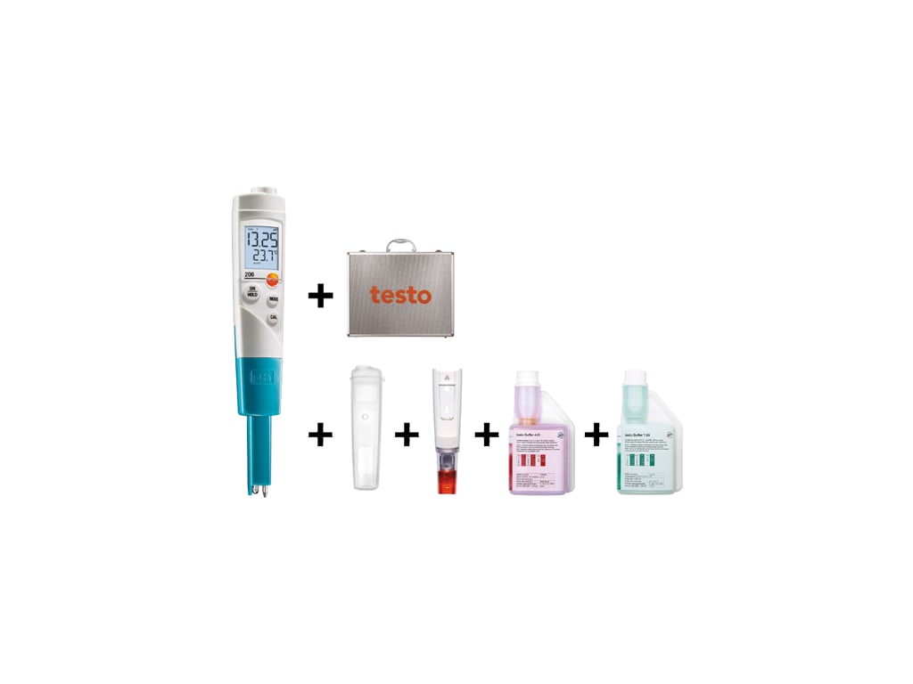 Testo 0563 2065 206 pH1 Starter Kit | TEquipment
