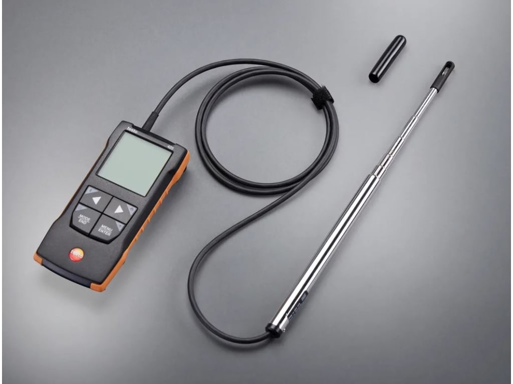 Testo 425 - Digital Hot Wire Anemometer with App Connection (Part ...