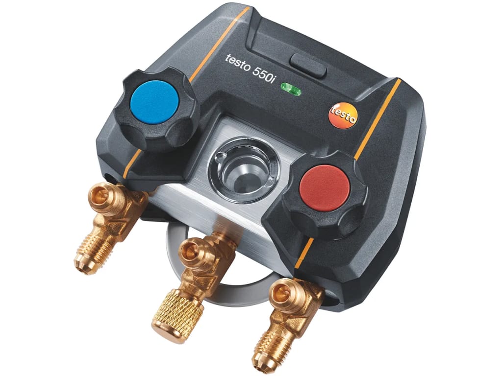 Testo 550i - Digital Manifold without Probes or Case (Part number 0564 ...