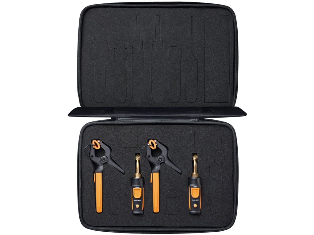 Testo AC REFRIG SET - Testo Smart Probe AC and Refrigerant Test Kit ...