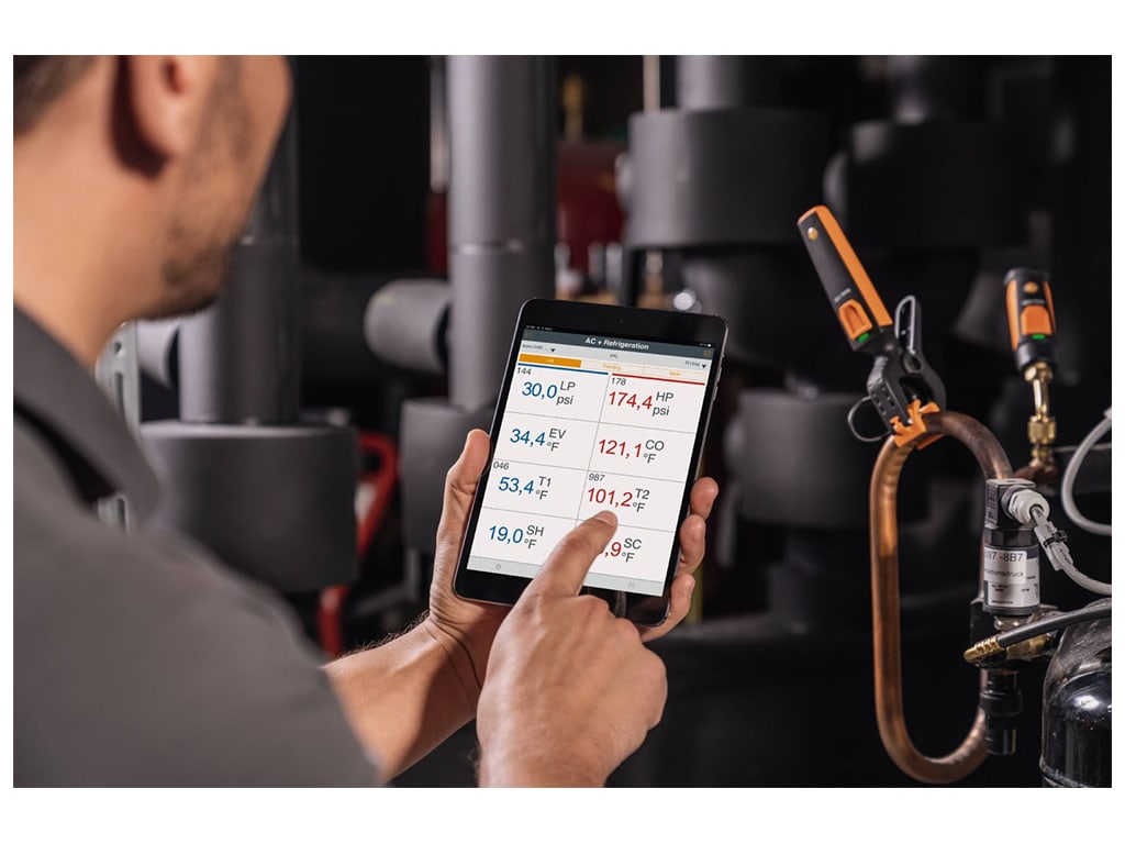 Testo AC REFRIG SET - Testo Smart Probe AC and Refrigerant Test Kit ...