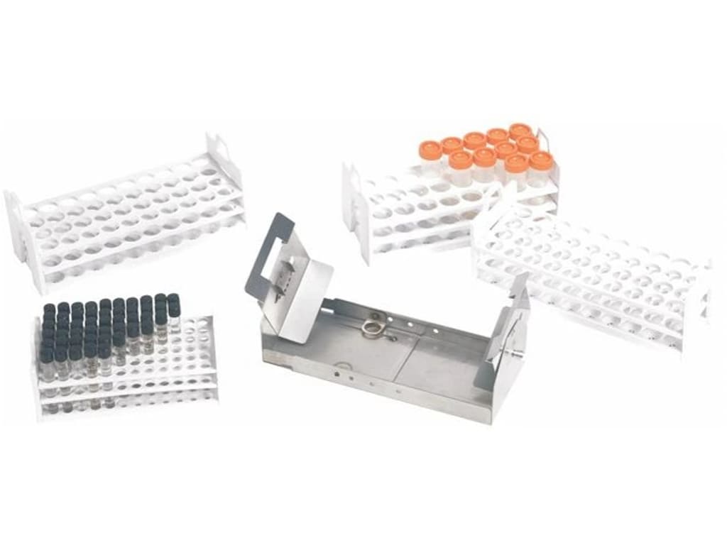 Thermo Scientific 600074 - Universal Test Tube Rack with Holder for 21 ...
