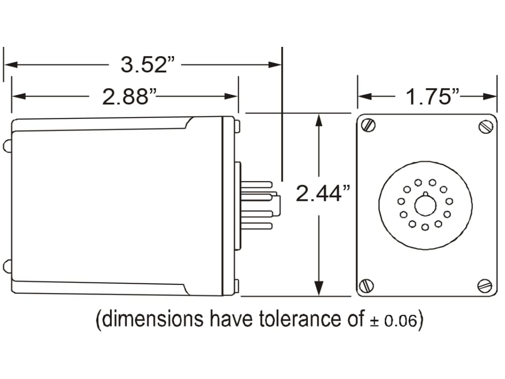 Time Mark 2522B-240V - 3-Phase Monitor, Auto Reset, 240VAC, 262VAC, 160 ...