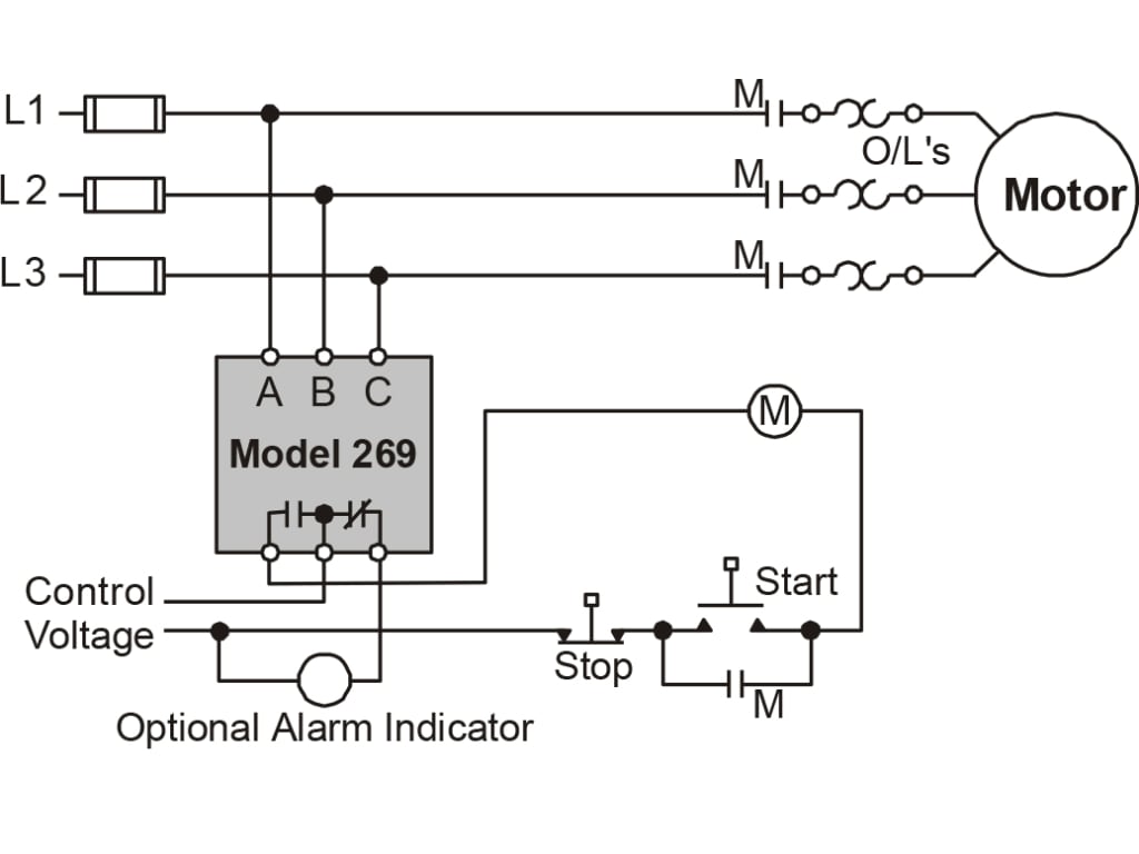Time Mark A269 - Over and Under 3-Phase Monitor, 120 VAC, 110 -145V, 80 ...