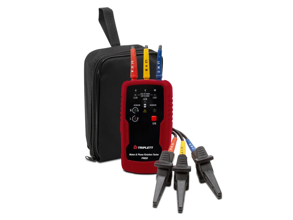 Triplett PR650 - Non-Contact 3 Phase Sequence and Motor Tester | TEquipment