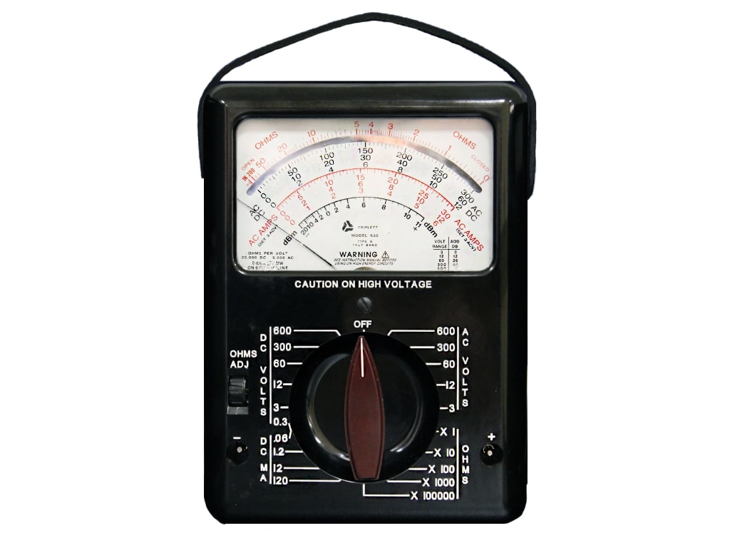Triplett 3030-NIST - 3030 Analog Multimeter with Certificate | TEquipment