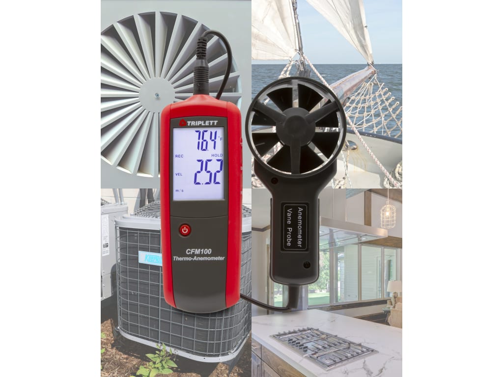 Triplett CFM100 - CFM/CMM Thermo-Anemometer | TEquipment