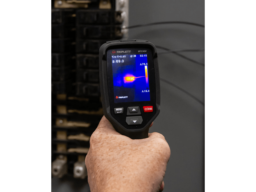 Triplett IRTC450 - Advanced Thermal Imaging Camera, FOV 62° x 48°, IR ...