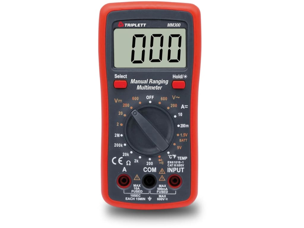 Triplett MM300 - TRMS Manual Ranging Digital Multimeter | TEquipment