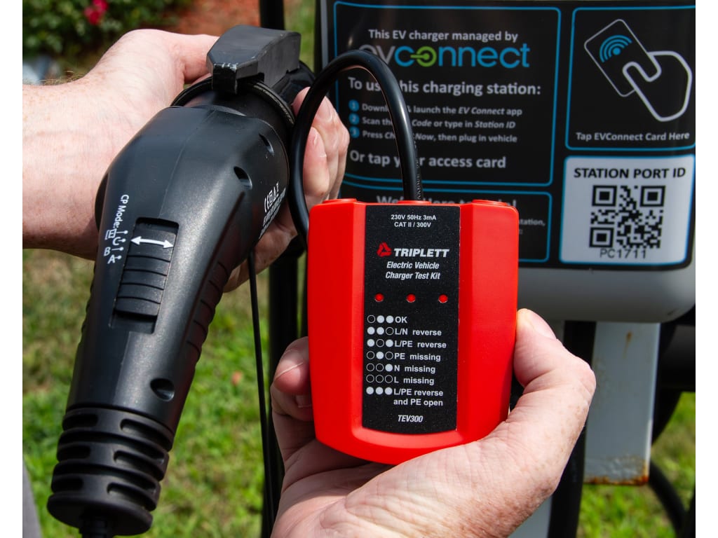 Triplett TEV300 - Electric Vehicle Charger Test Kit | TEquipment